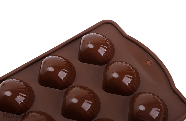 Kitchen Domain - Sea Shells Silicone Chocolate Mould