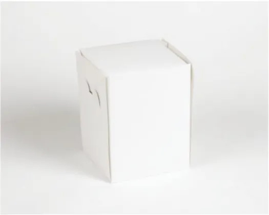 Kitchen Domain - Go Bake 6x6x8 Inch Cake Box White