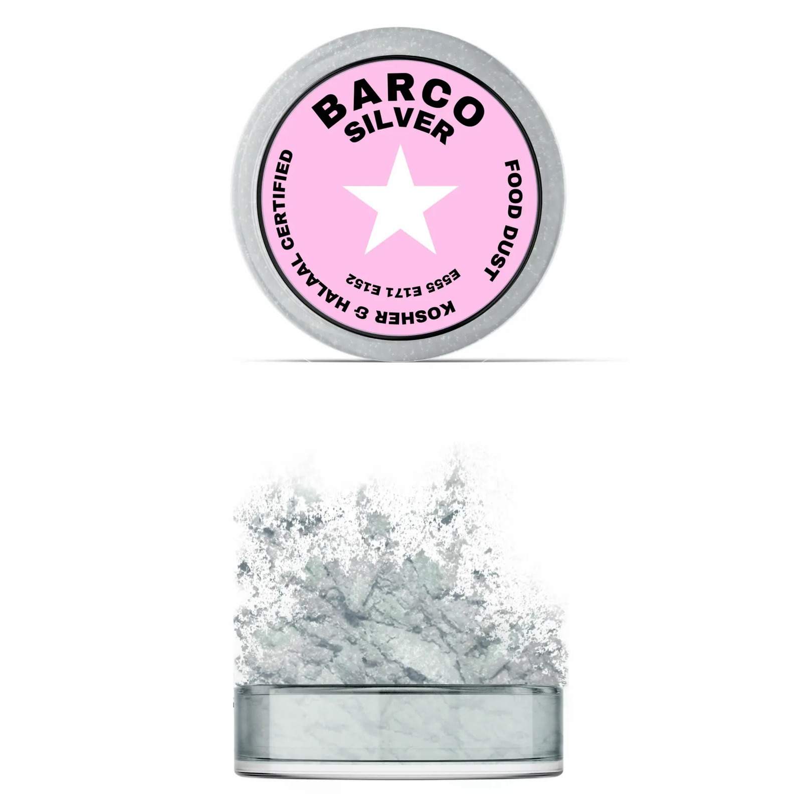 Kitchen Domain -Barco Lilac Label Paint Or Dust 10ml - Silver