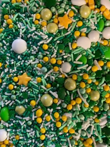 Kitchen Domain - Luck of The Irish Mix Sprinkles 20 grams