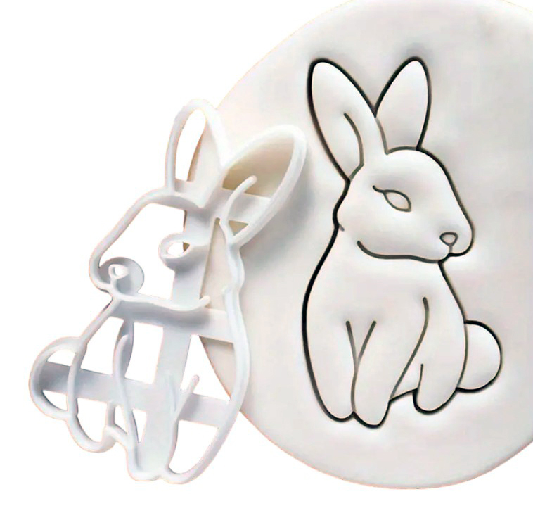 Kitchen Domain - Bunny Cookie Cutter/Stamp