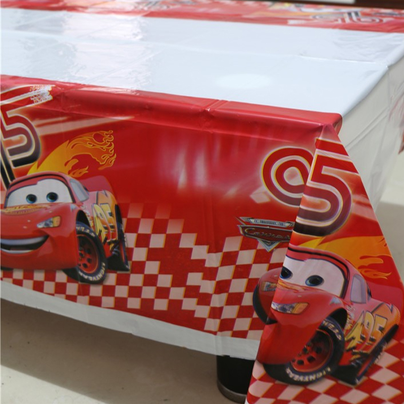 Cars Plastic Table Cloth