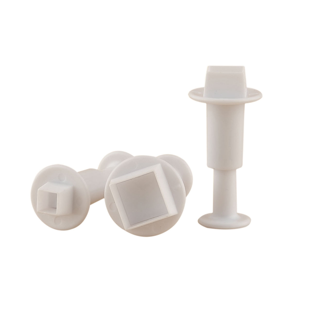 Kitchen Domain - Square Plunger Cutter 3 Piece Set