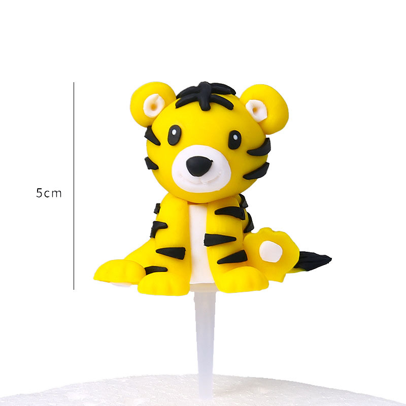 Tiger Cake topper - 5cm Tall
