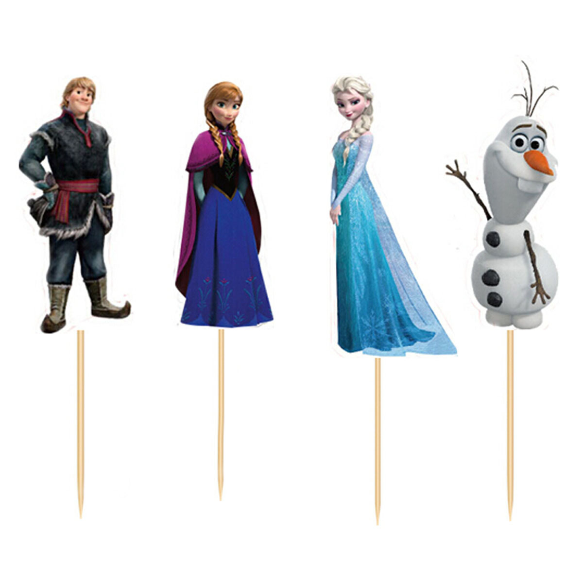 Frozen Cupcake Picks 24pcs