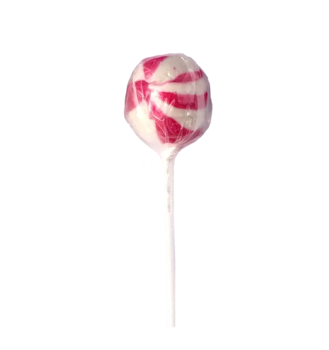 Kitchen Domain - Round Ball Pink Stripe Lollipop