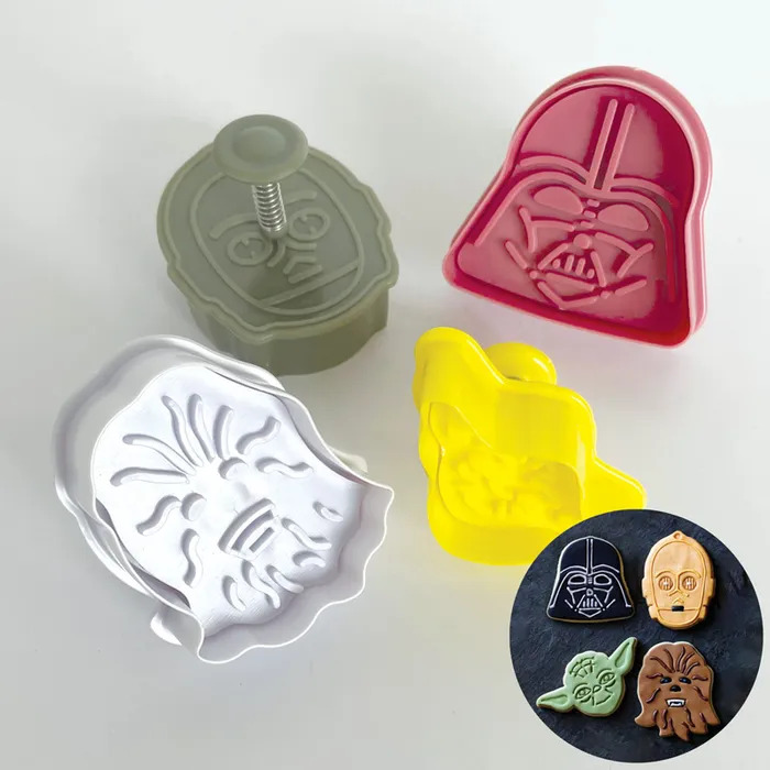 Kitchen Domain - Star wars Plunger Cutters 4 Piece Set