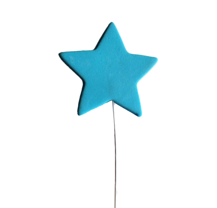 Kitchen Domain - Blue Icing Stars On Wire
